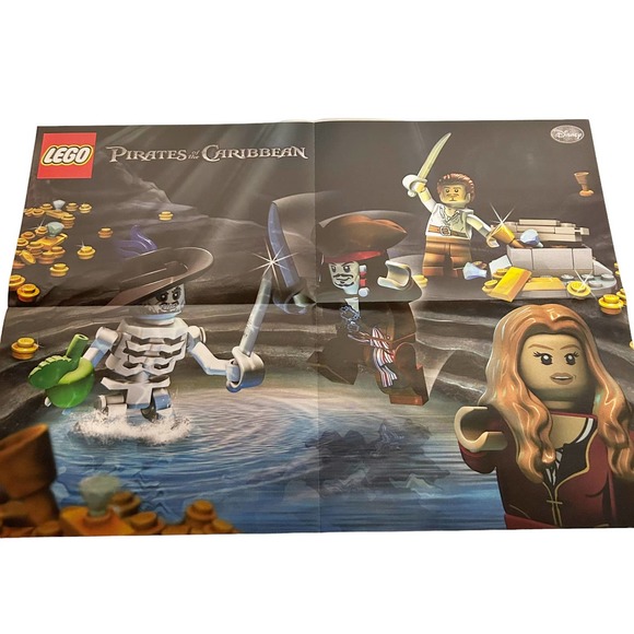 Lego | Other | Lego Pirates Of The Caribbean 21 Poster Double Sided ...